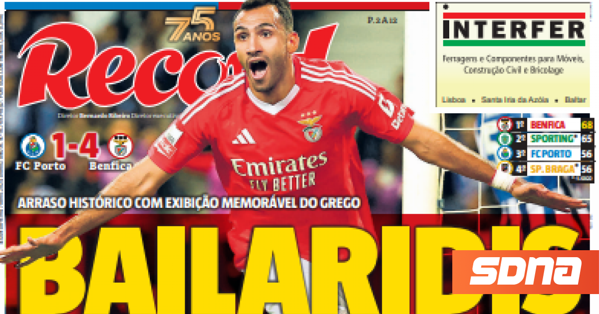 Τρέλα στην Πορτογαλία για τον τρομερό Παυλίδη - «Bailaridis» γράφει η Record (pic) | SDNA